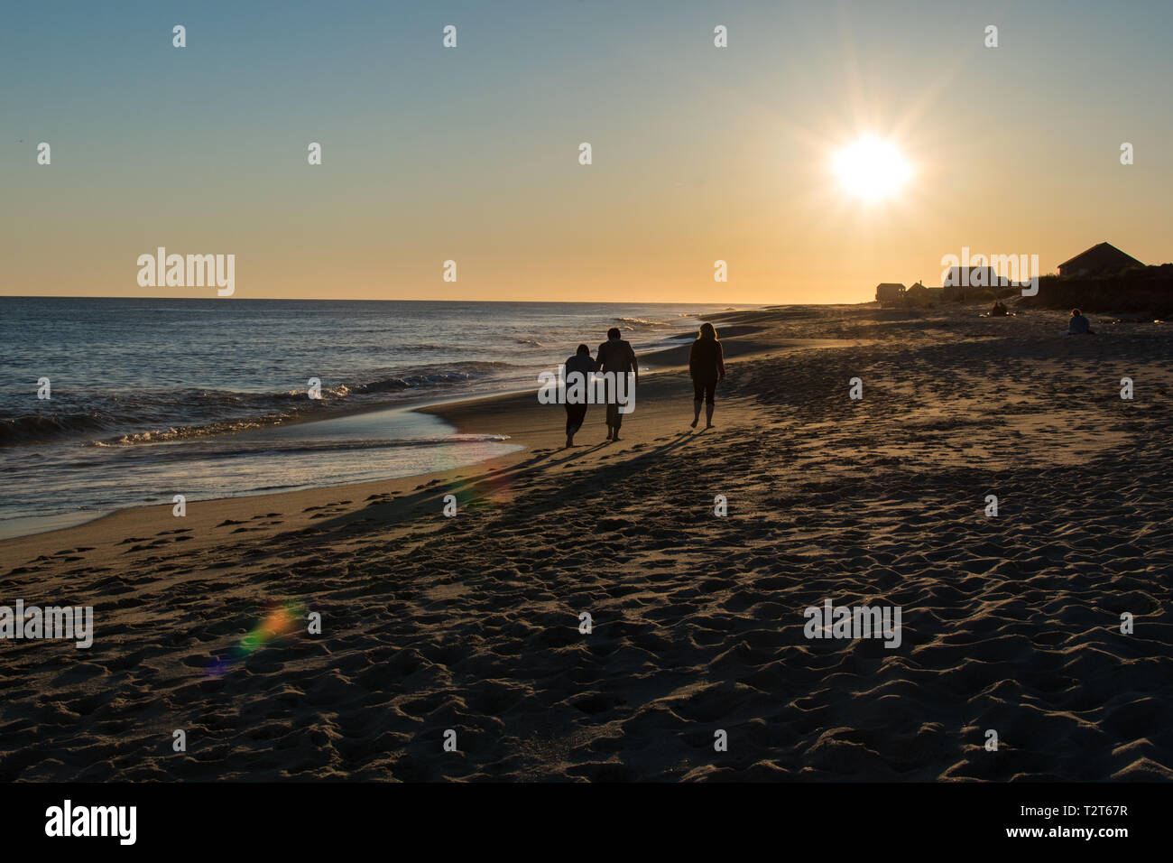 Nantucket beach sunset hi-res stock photography and images - Alamy