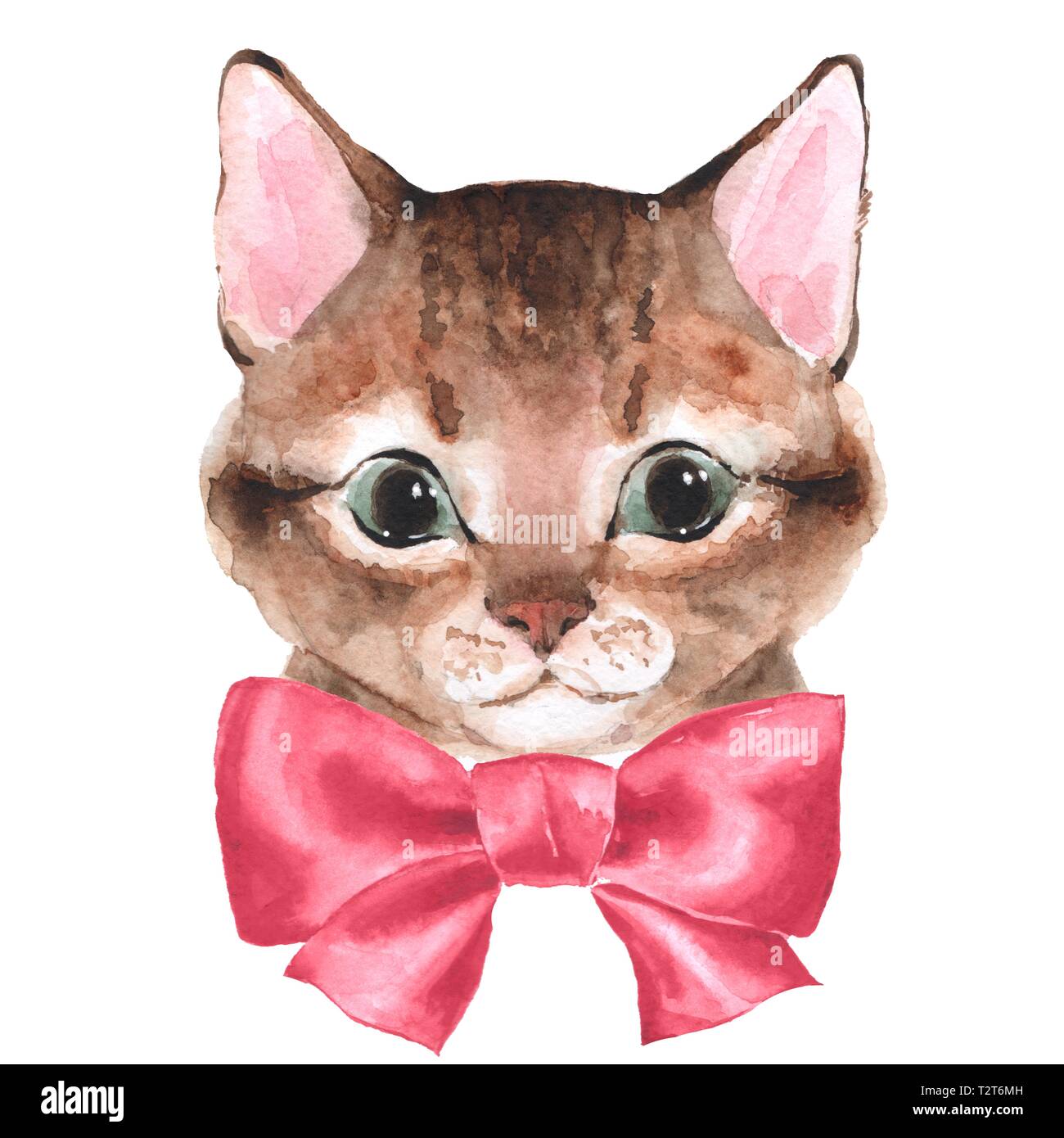 Watercolor illustration cute cartoon hi-res stock photography and ...
