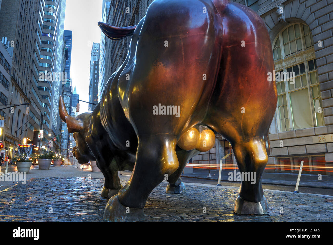 Charging Bull, New York City Stock Photo - Alamy