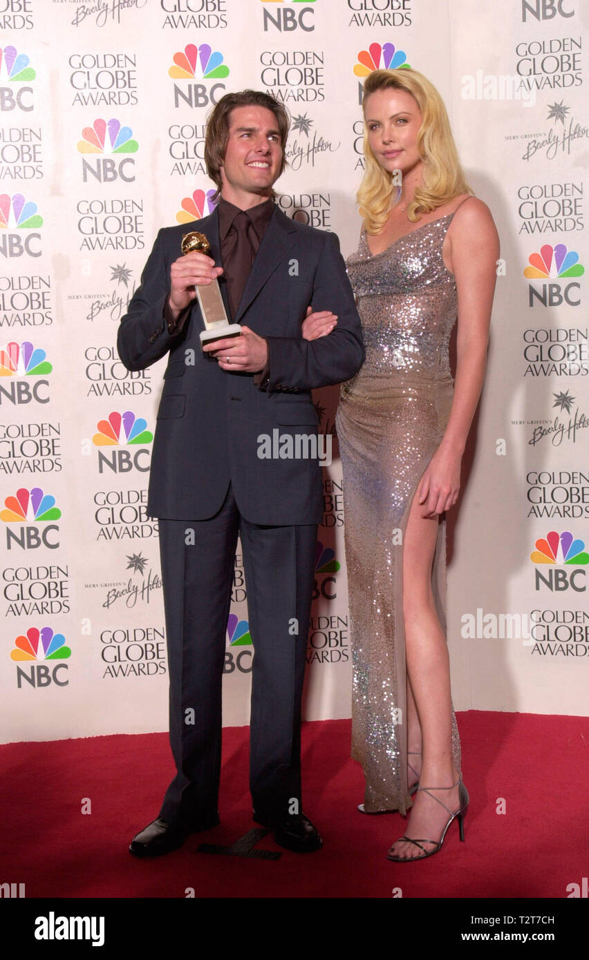 Los Angeles Ca January 23 2000 Actor Tom Cruise With Actress