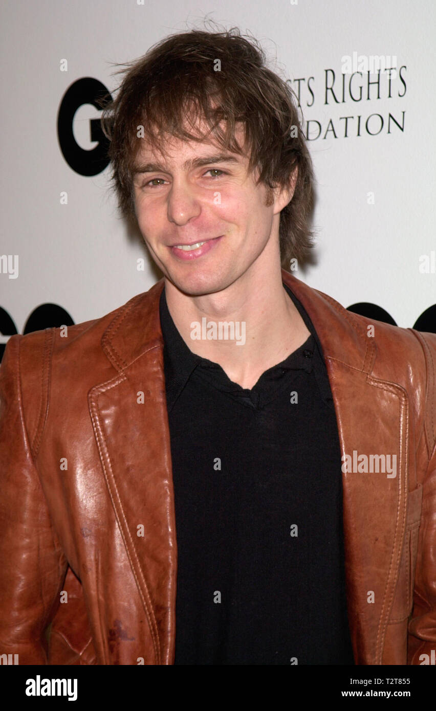 LOS ANGELES, CA. February 17, 2000: Actor SAM ROCKWELL at party in Los ...