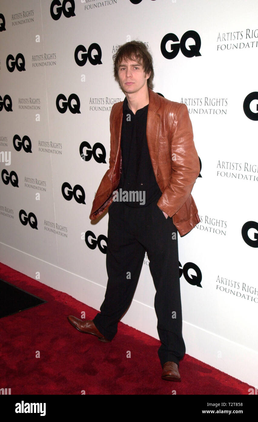 LOS ANGELES, CA. February 17, 2000: Actor SAM ROCKWELL at party in Los ...