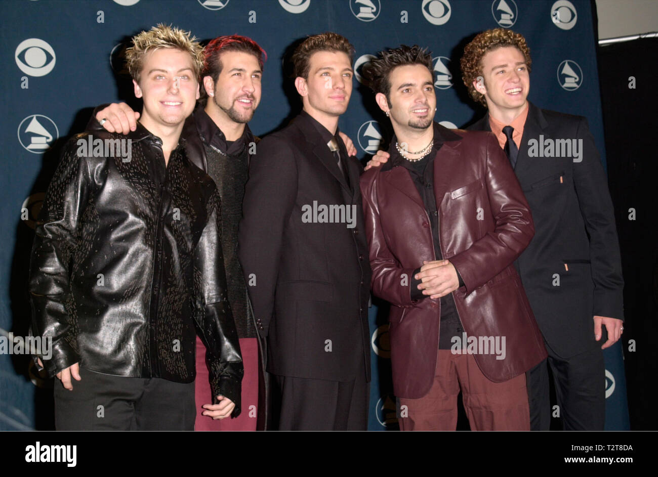 LOS ANGELES, CA. February 23, 2000: Pop group NSYNC at the 42nd Annual ...