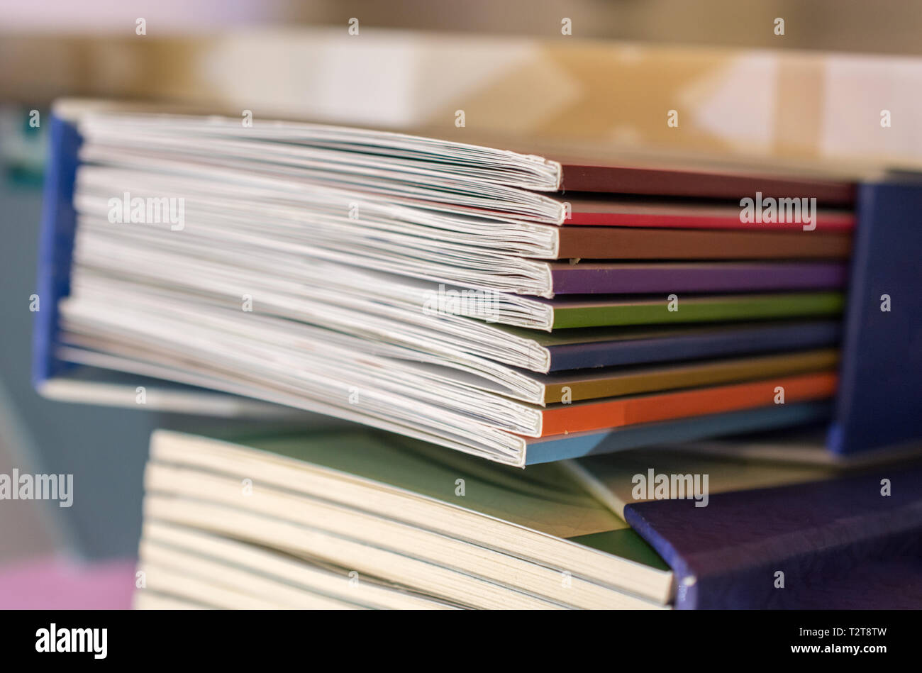 Stack of books stored as Education and business concept Stock Photo - Alamy