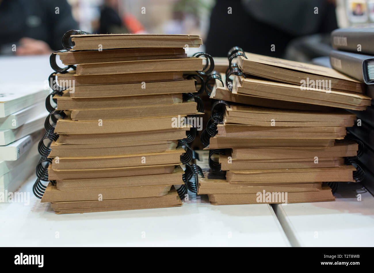 Stack of books stored as Education and business concept Stock Photo - Alamy