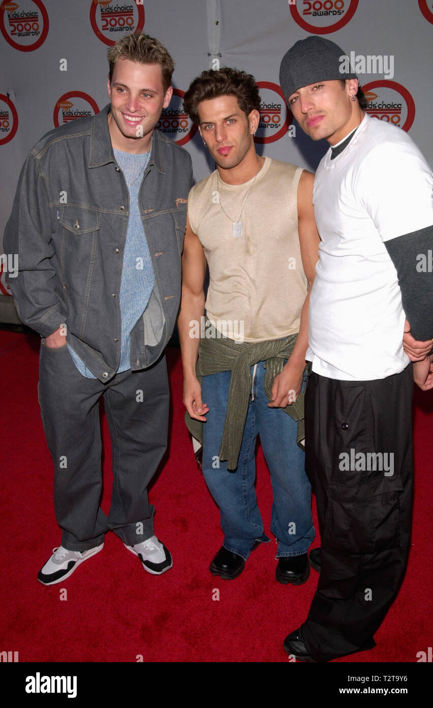LOS ANGELES, CA. April 14, 2000: Pop group LFO at Nickelodeon's 13th ...