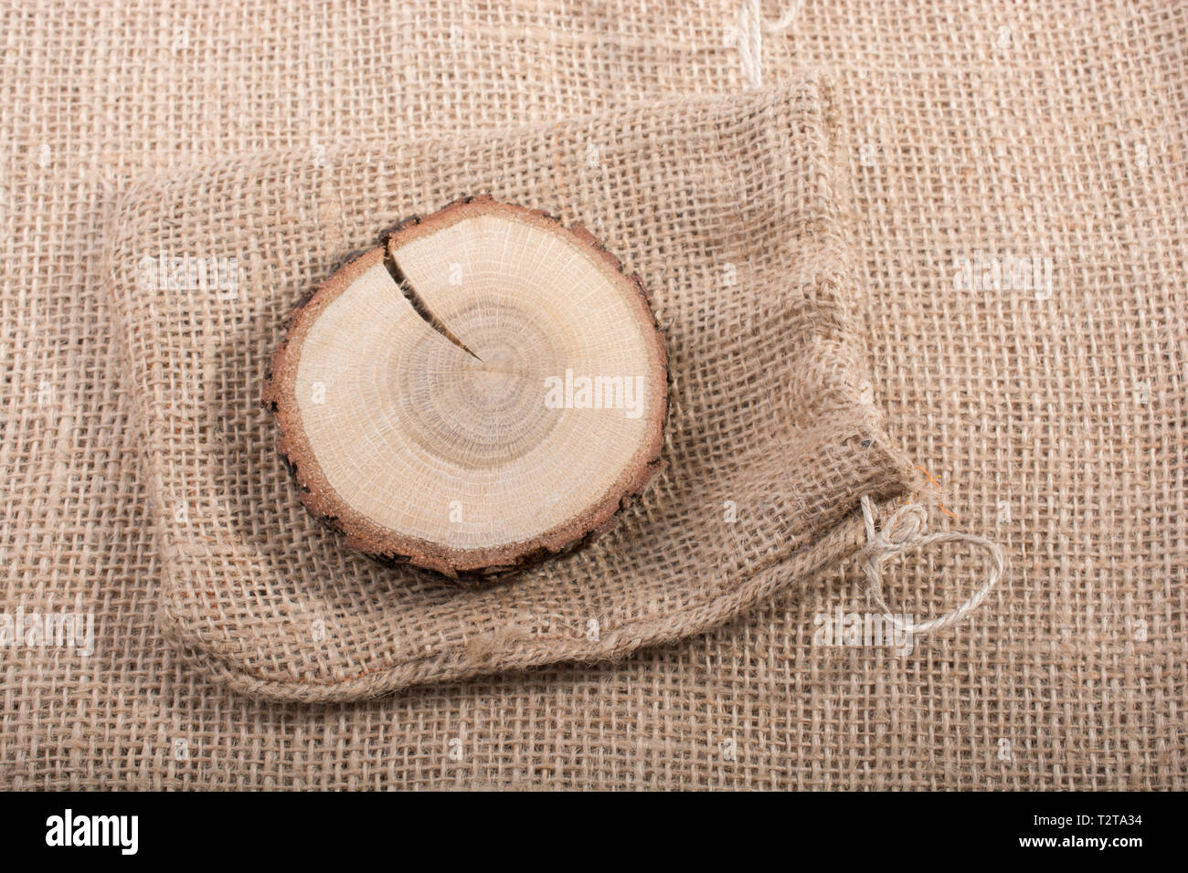 Piece of cut wood log texture as background Stock Photo - Alamy