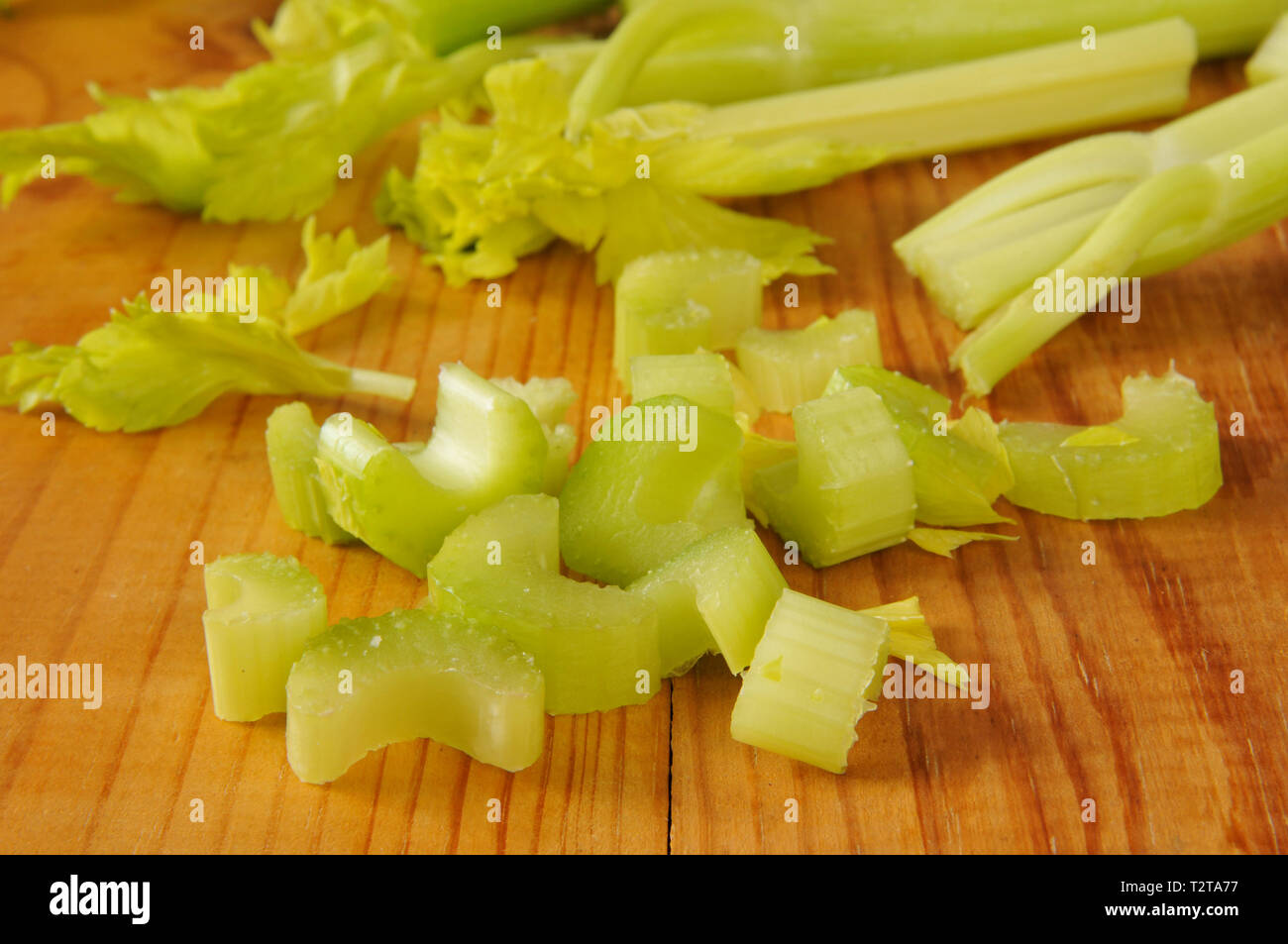 Diced celery hi-res stock photography and images - Alamy