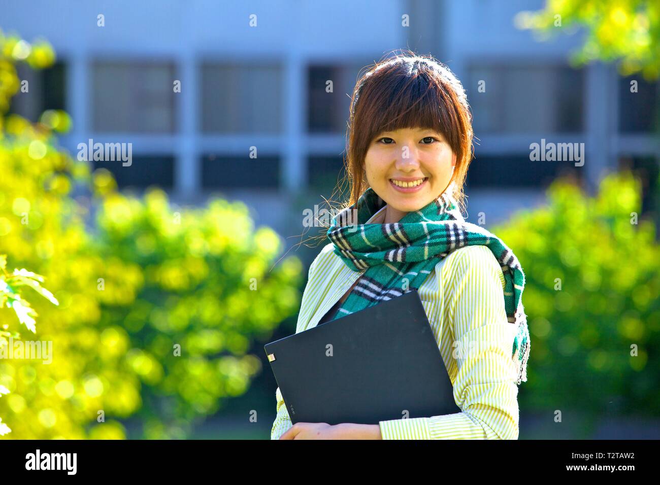 Asian Female Student Stock Photo - Alamy
