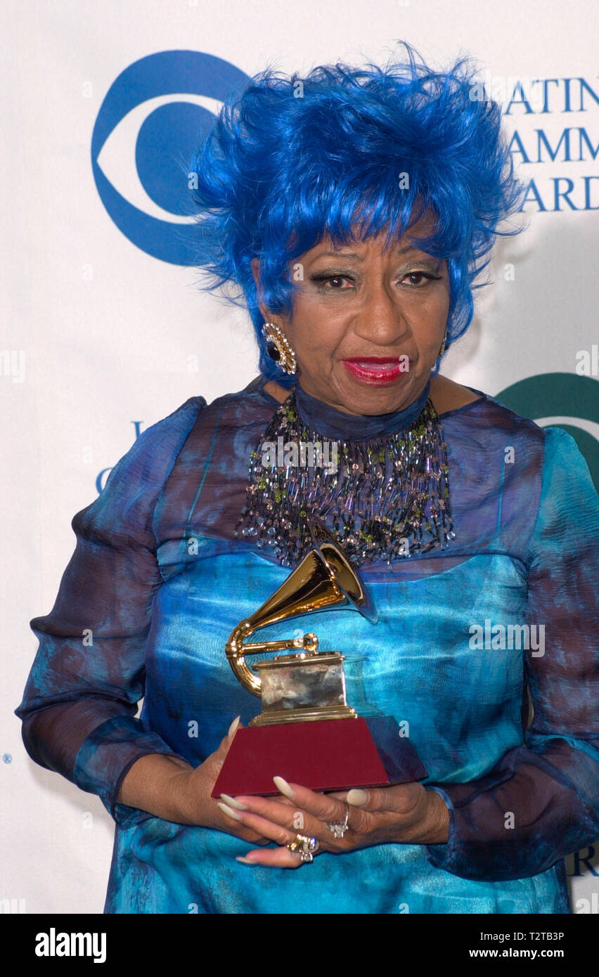 LOS ANGELES, CA. September 13, 2000: Singer CELIA CRUZ, winner of the ...