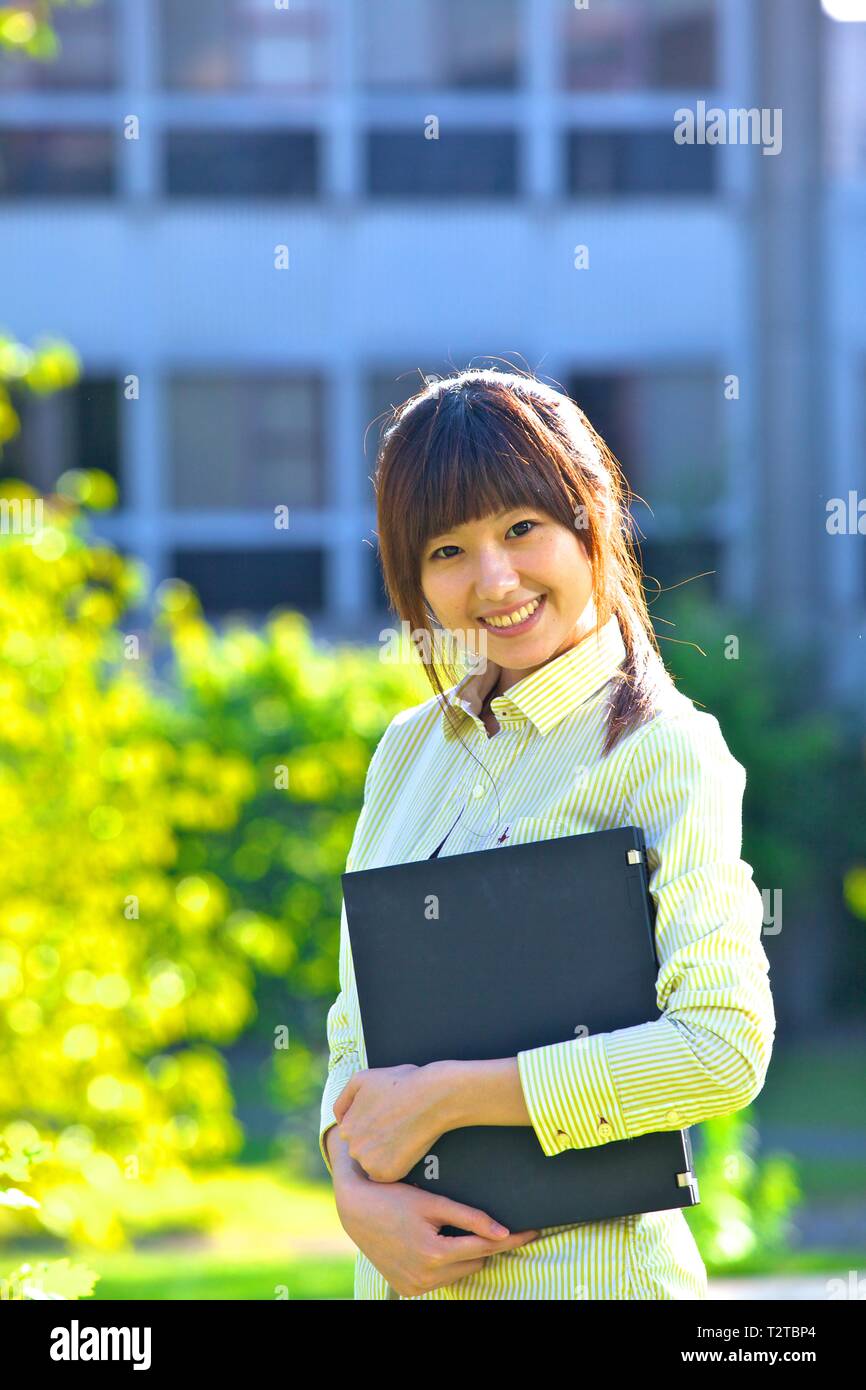 Asian Female Student Stock Photo - Alamy