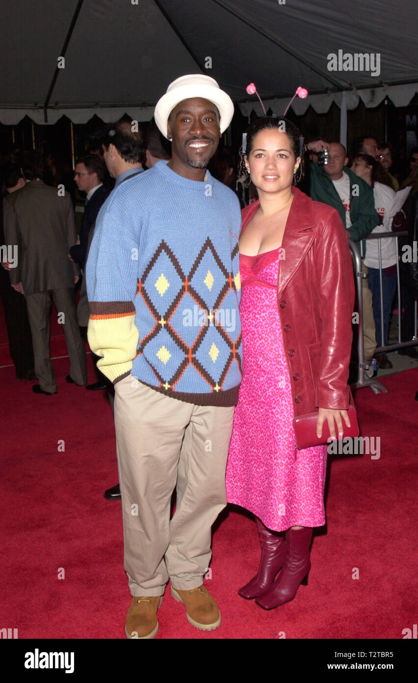 LOS ANGELES, CA. March 06, 2000: Actor DON CHEADLE & wife at the ...