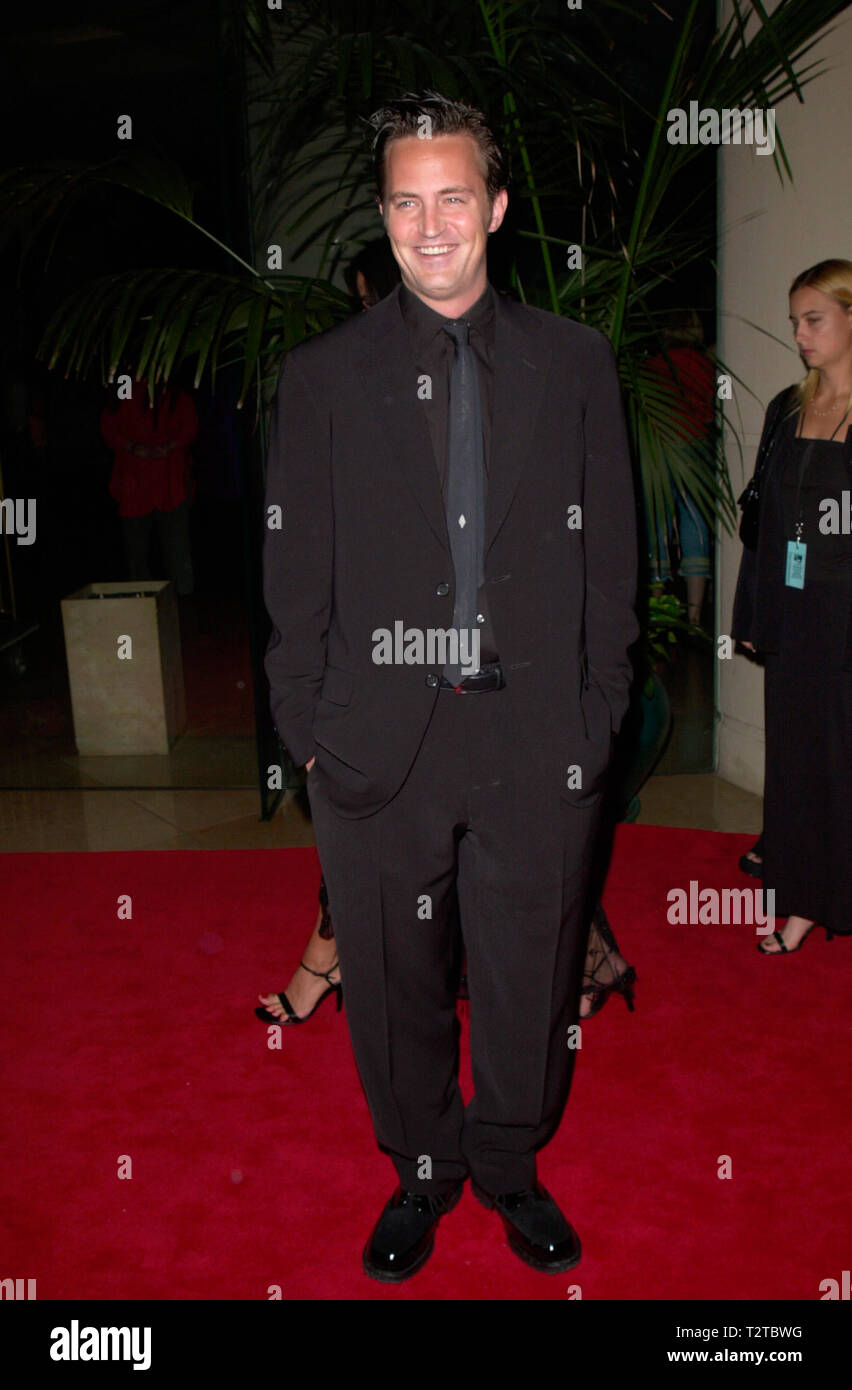 LOS ANGELES, CA. September 23, 2000: Actor MATTHEW PERRY at the ...