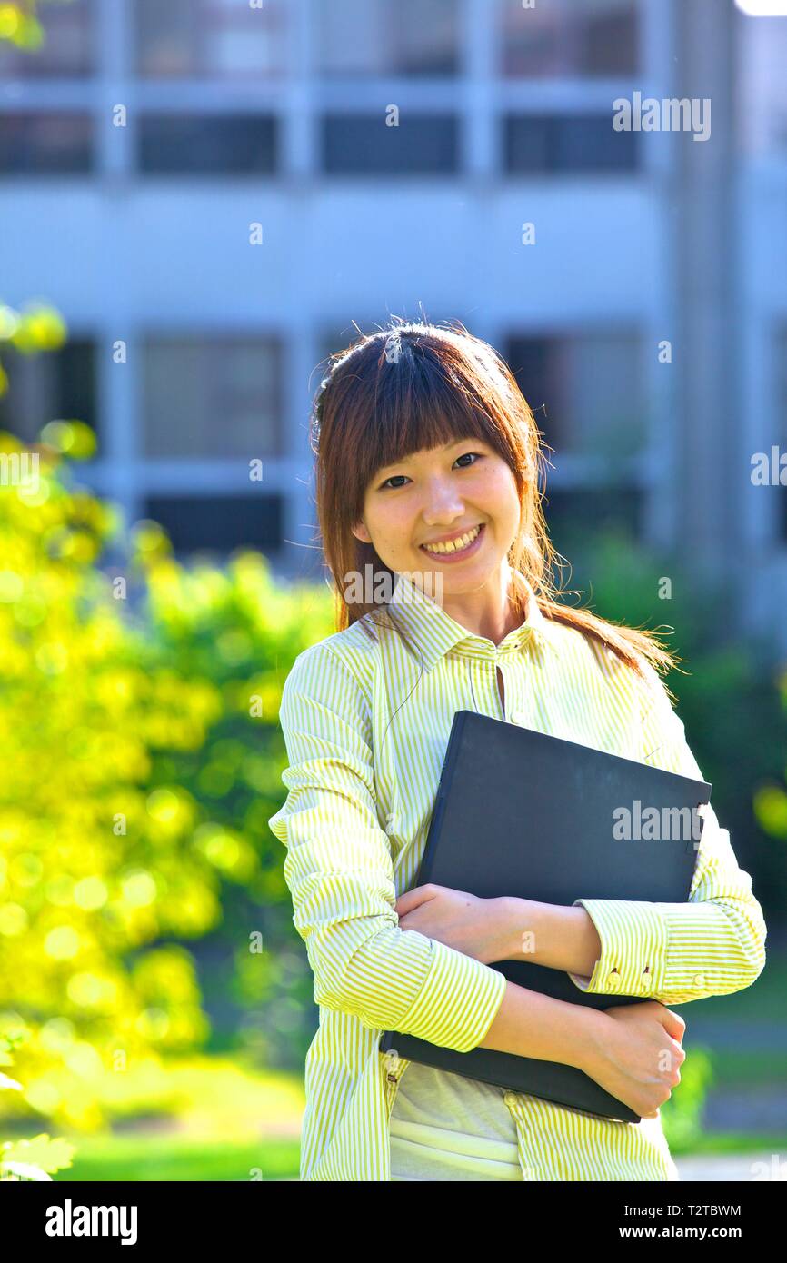 Asian Female Student Stock Photo - Alamy