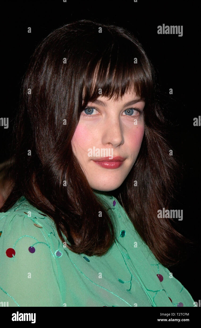 LOS ANGELES, CA. October 12, 2000: Actress LIV TYLER at the world ...