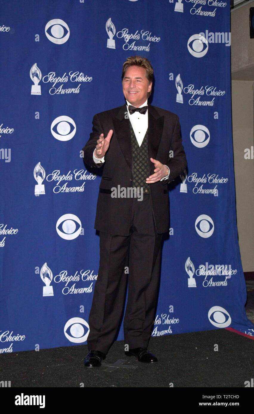 LOS ANGELES, CA. January 09, 2000: Actor DON JOHNSON at the 26th Annual ...