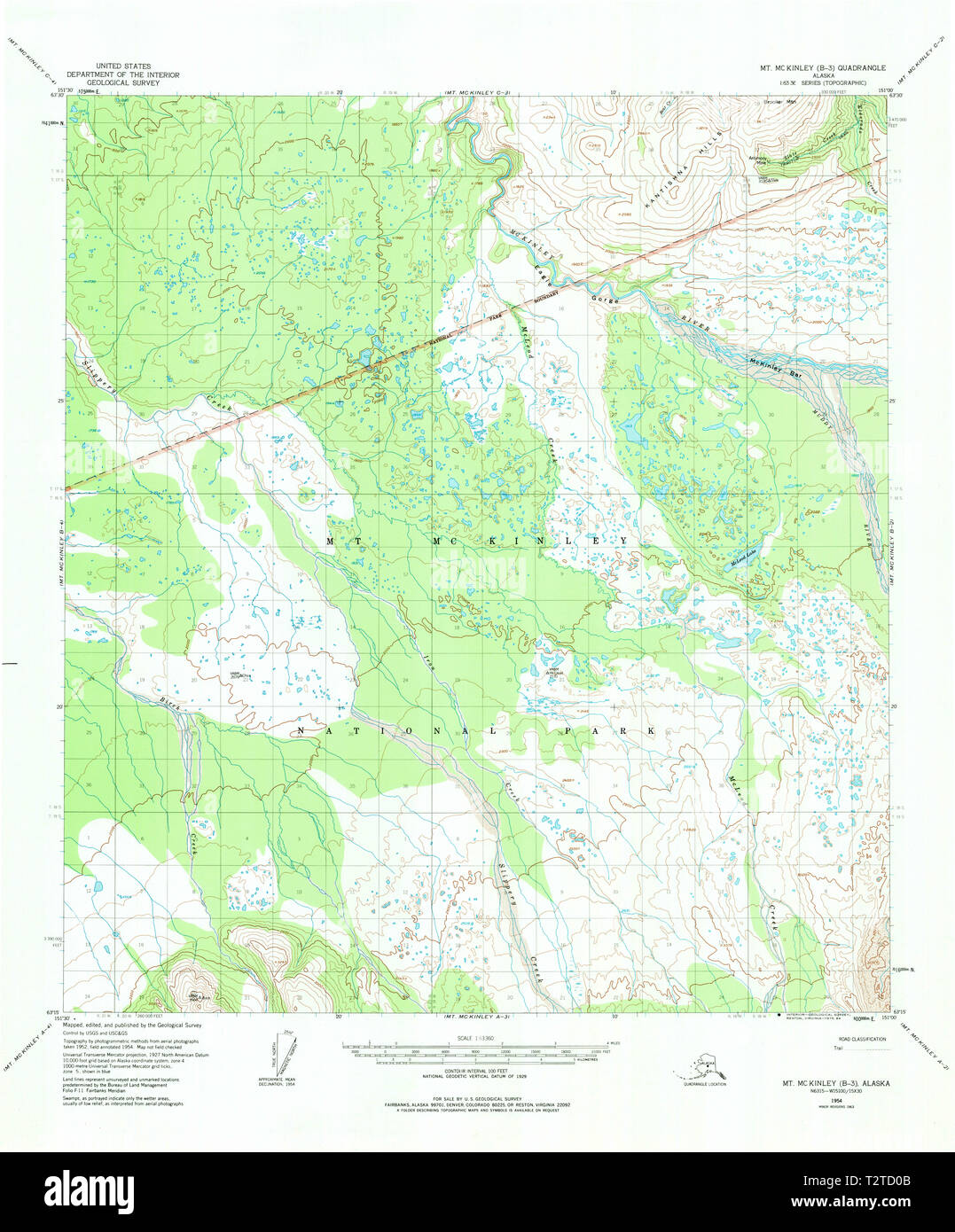 Mount Mckinley Map