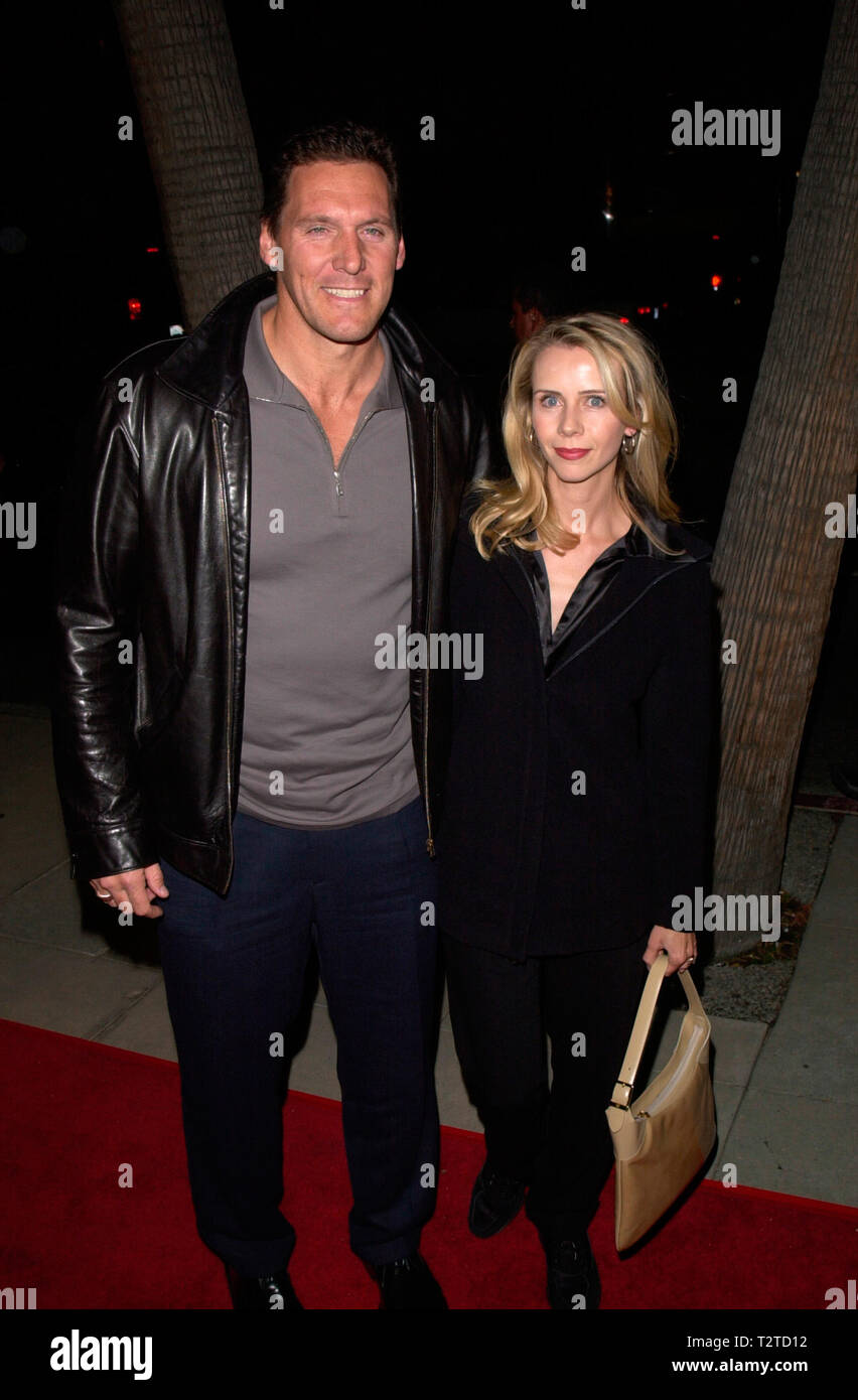 LOS ANGELES, CA. December 04, 2000: Actor RALPH MOELLER & wife at the ...