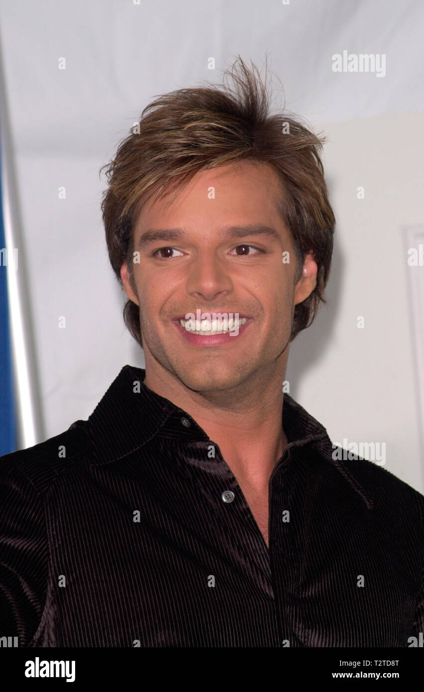 LAS VEGAS, NV. November 04, 2000: Singer RICKY MARTIN at the Radio ...