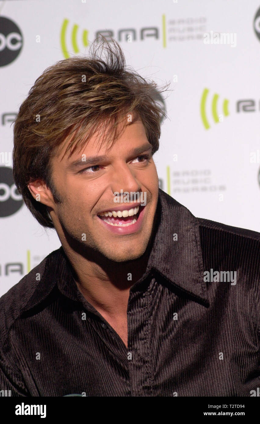 LAS VEGAS, NV. November 04, 2000: Singer RICKY MARTIN at the Radio ...