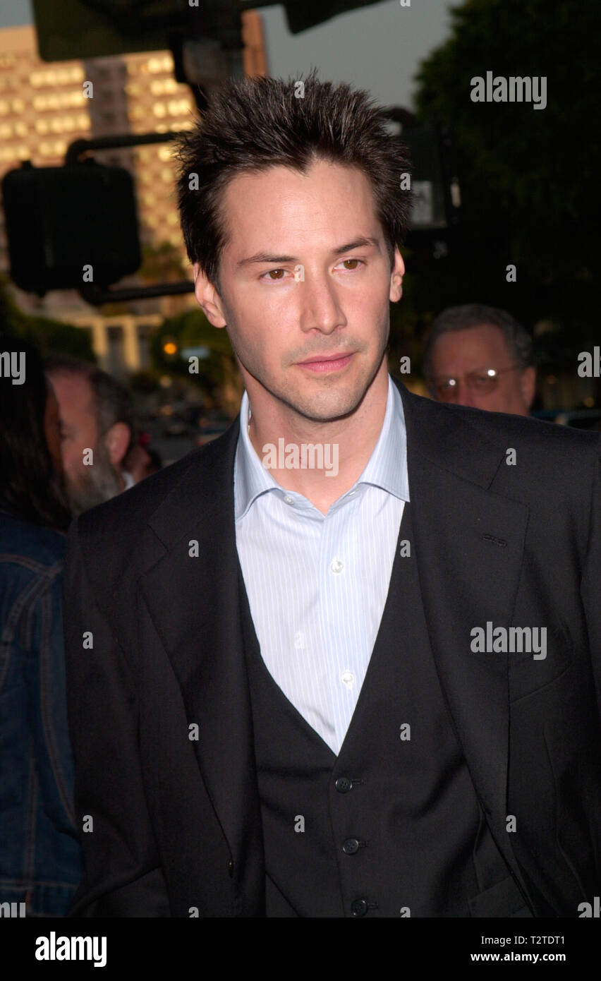 LOS ANGELES, CA. August 07, 2000: Actor KEANU REEVES at the world ...