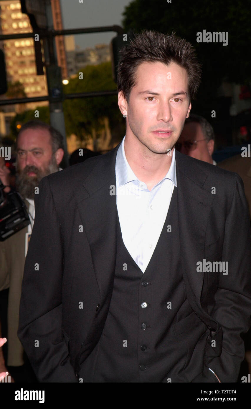LOS ANGELES, CA. August 07, 2000: Actor KEANU REEVES at the world ...