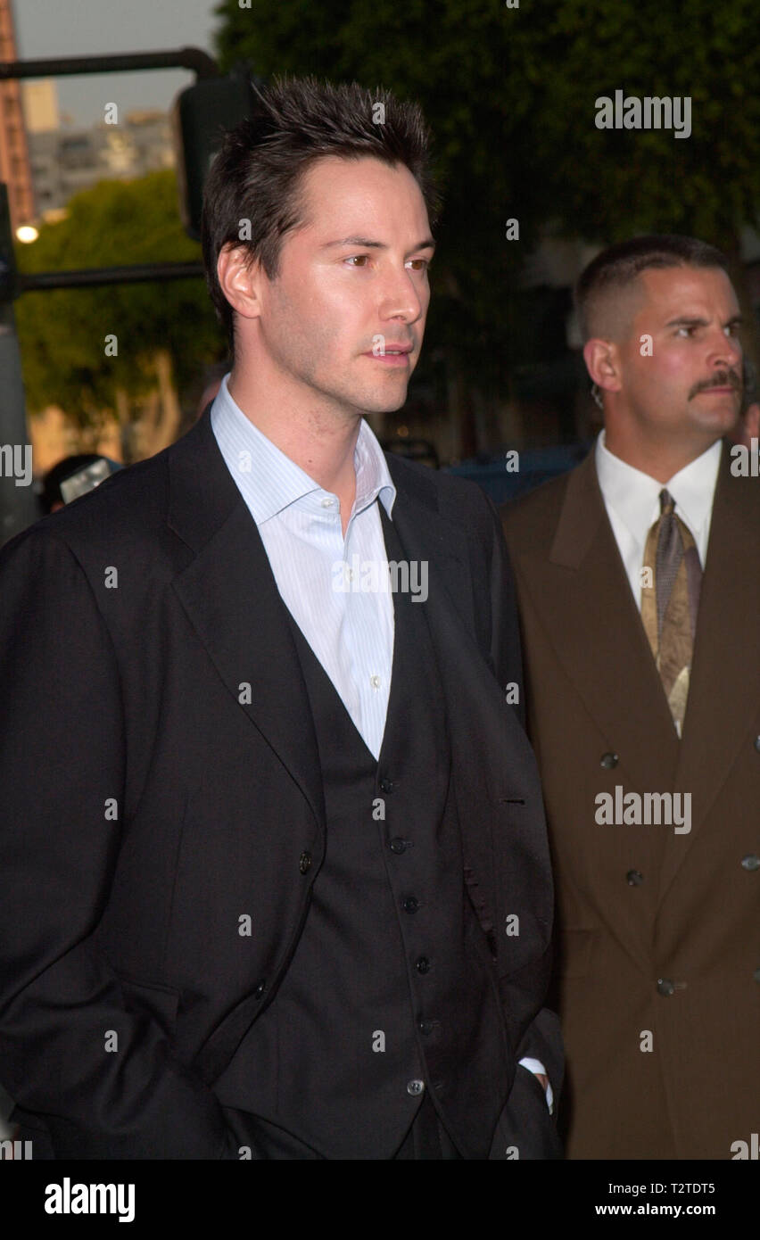 LOS ANGELES, CA. August 07, 2000: Actor KEANU REEVES at the world ...