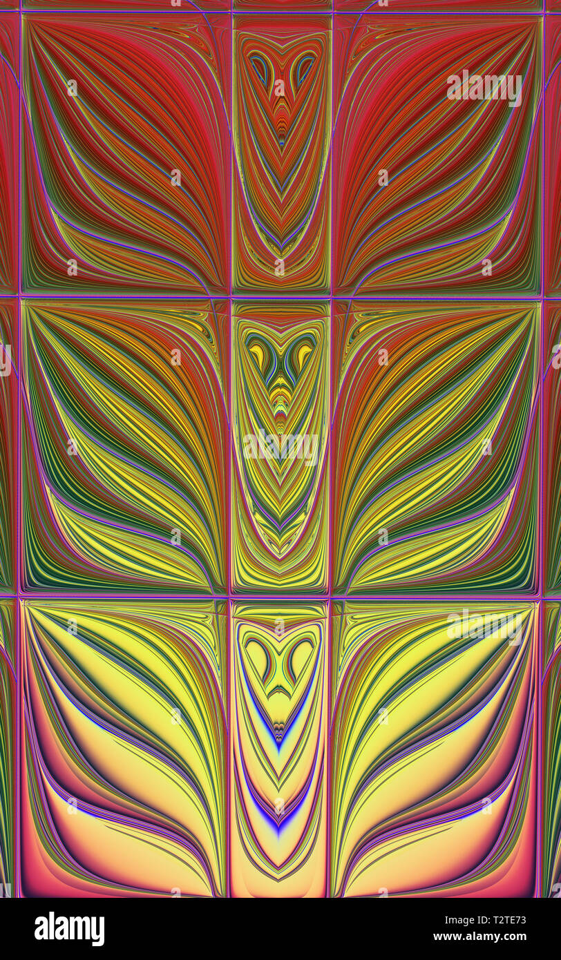 Stylized Tulip Design High Resolution Stock Photography and Images - Alamy