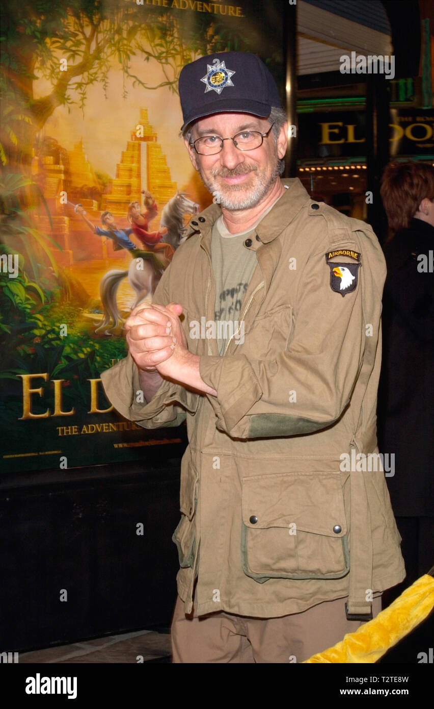LOS ANGELES, CA. March 29, 2000: Dreamworks boss STEVEN SPIELBERG at ...