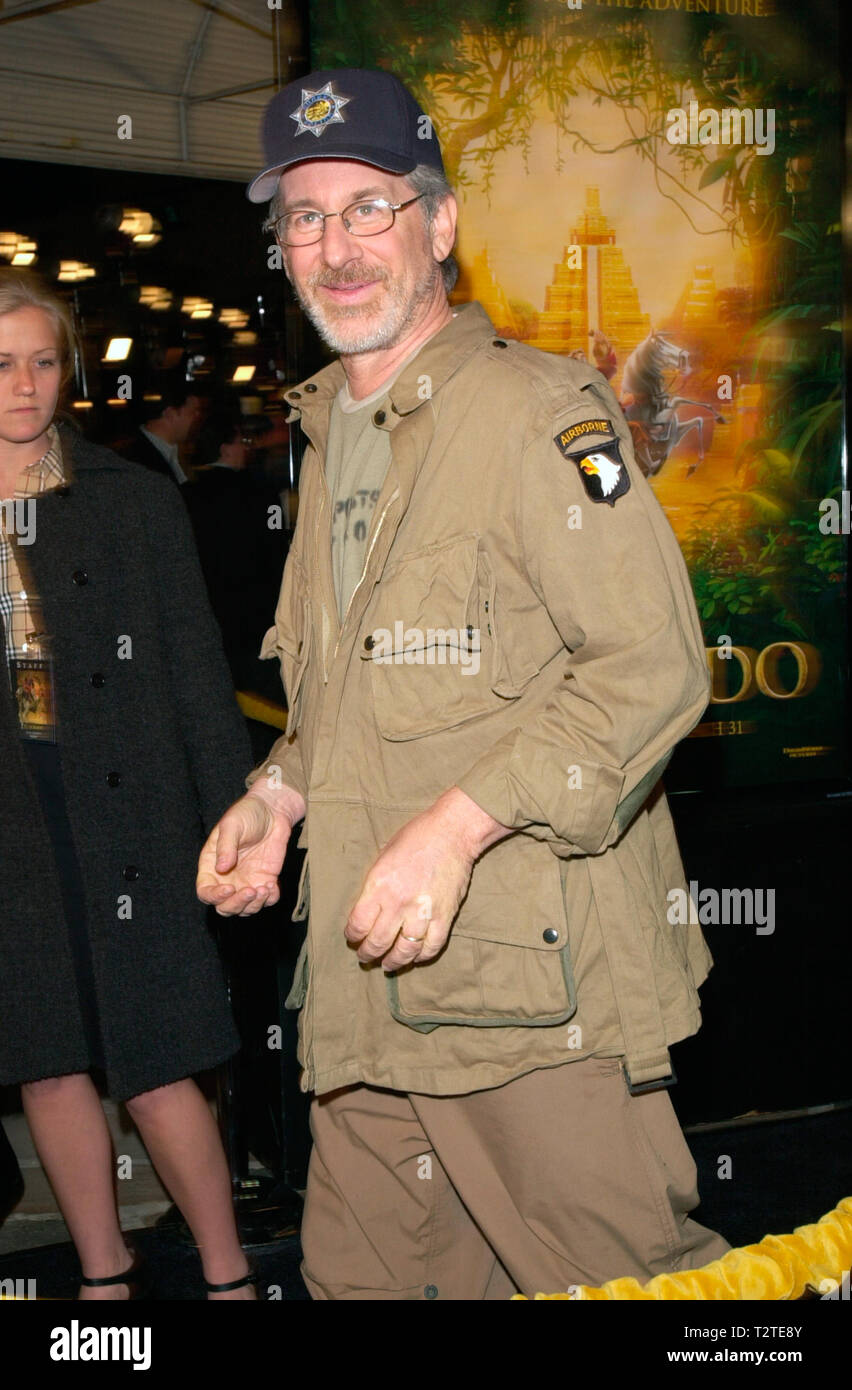 LOS ANGELES, CA. March 29, 2000: Dreamworks boss STEVEN SPIELBERG at ...