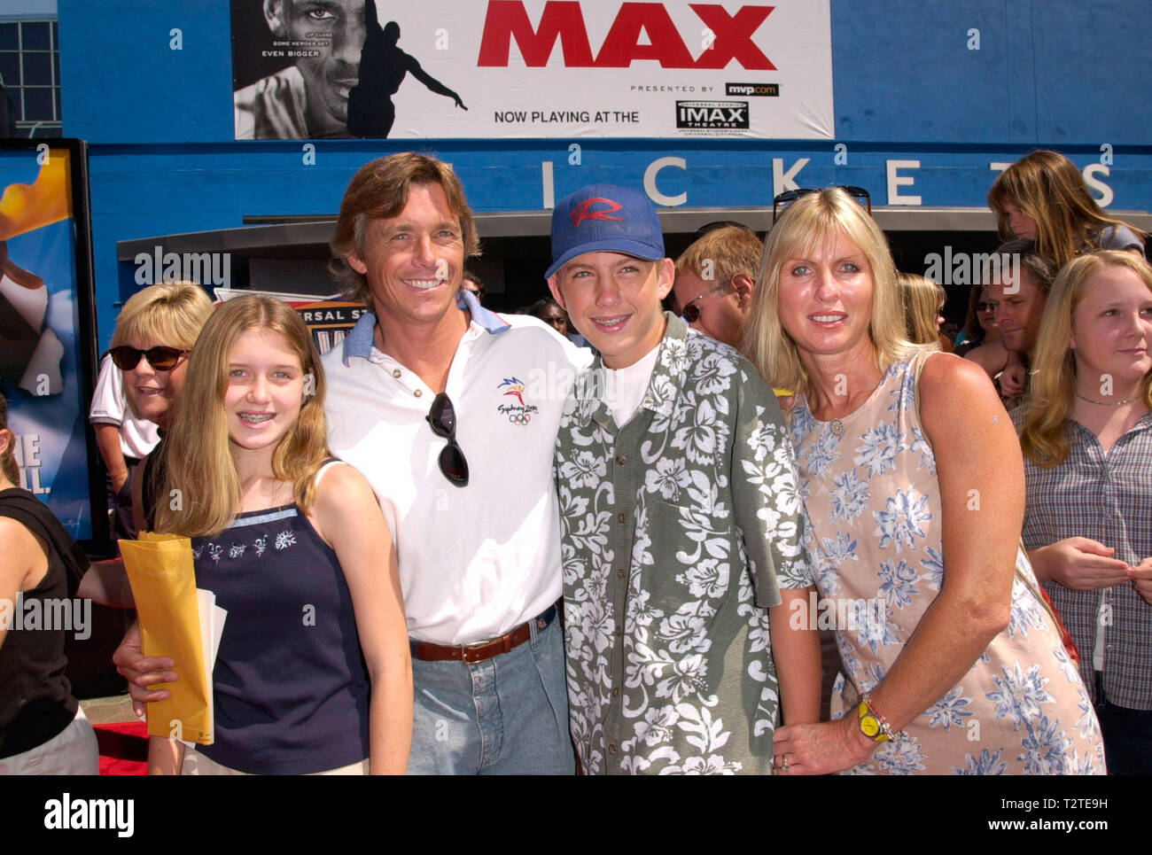 LOS ANGELES, CA. June 24, 2000: Actor CHRISTOPHER ATKINS & family at ...