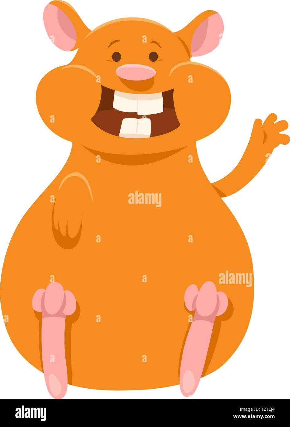 Hamster illustration Stock Vector Images - Alamy