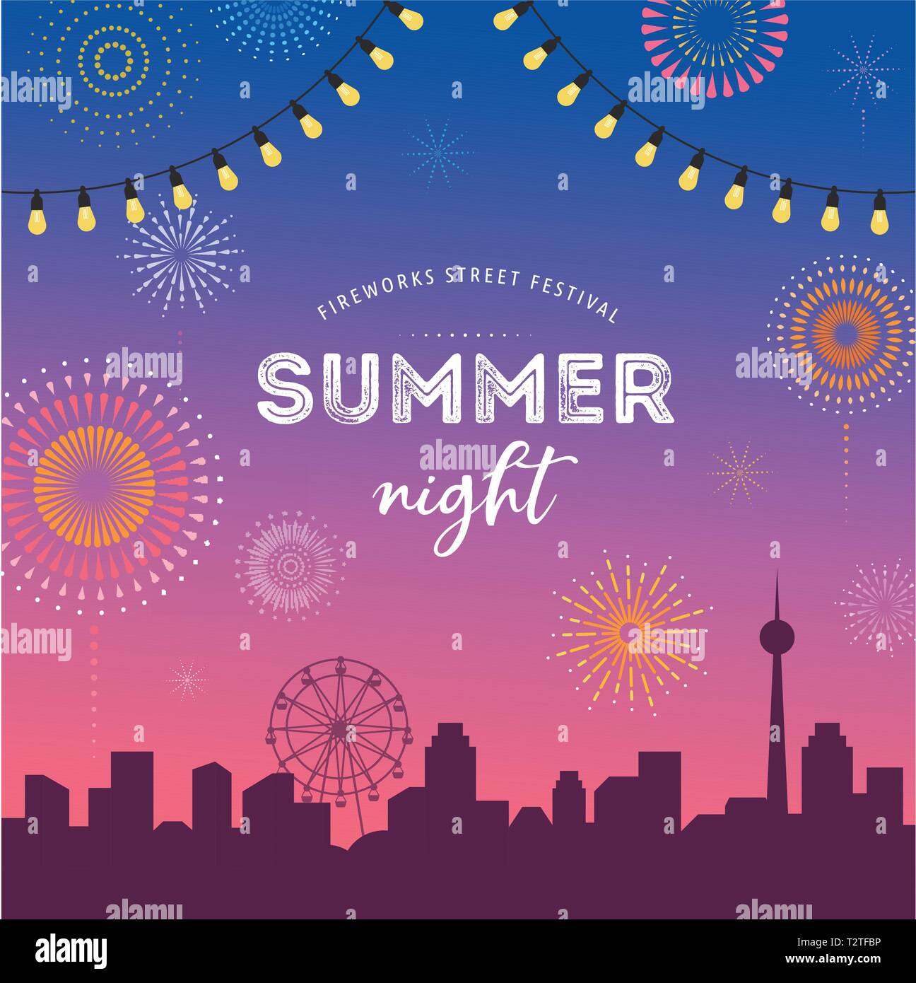 Fireworks, firecracker at night, celebration background, winner ...