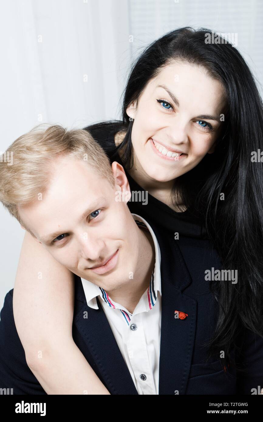 Beautiful couple in formal wear hi-res stock photography and images - Alamy