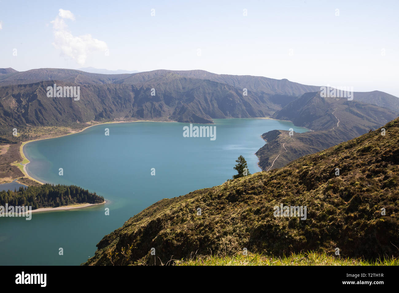 Lakeside scenery azores hi-res stock photography and images - Alamy