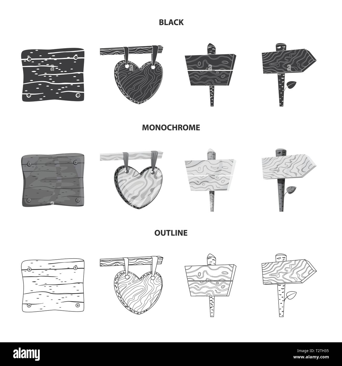 Vector design of raw and forest icon. Set of raw and hardwood stock ...