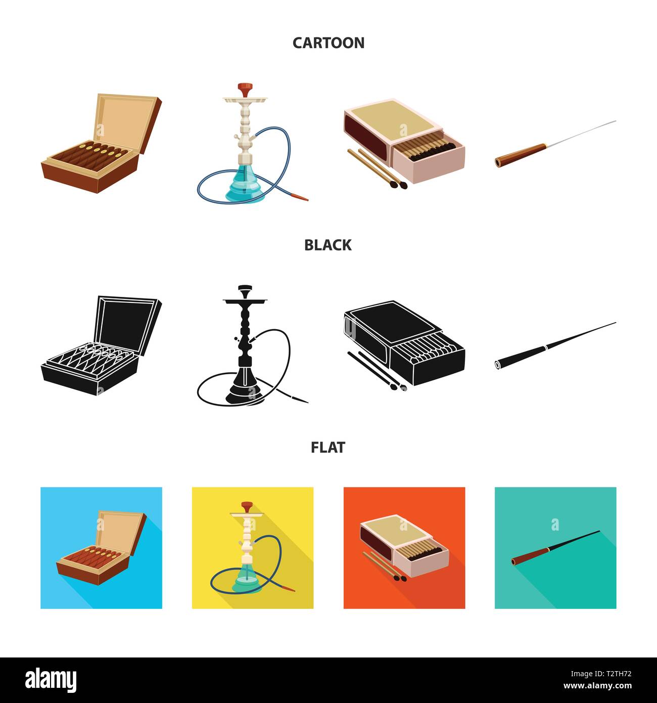 Vector design of refuse and stop sign. Set of refuse and habit stock ...