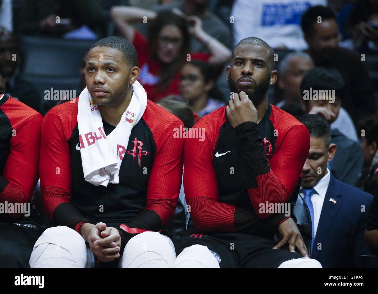Houston rockets 2019 bench hi-res stock photography and images - Alamy