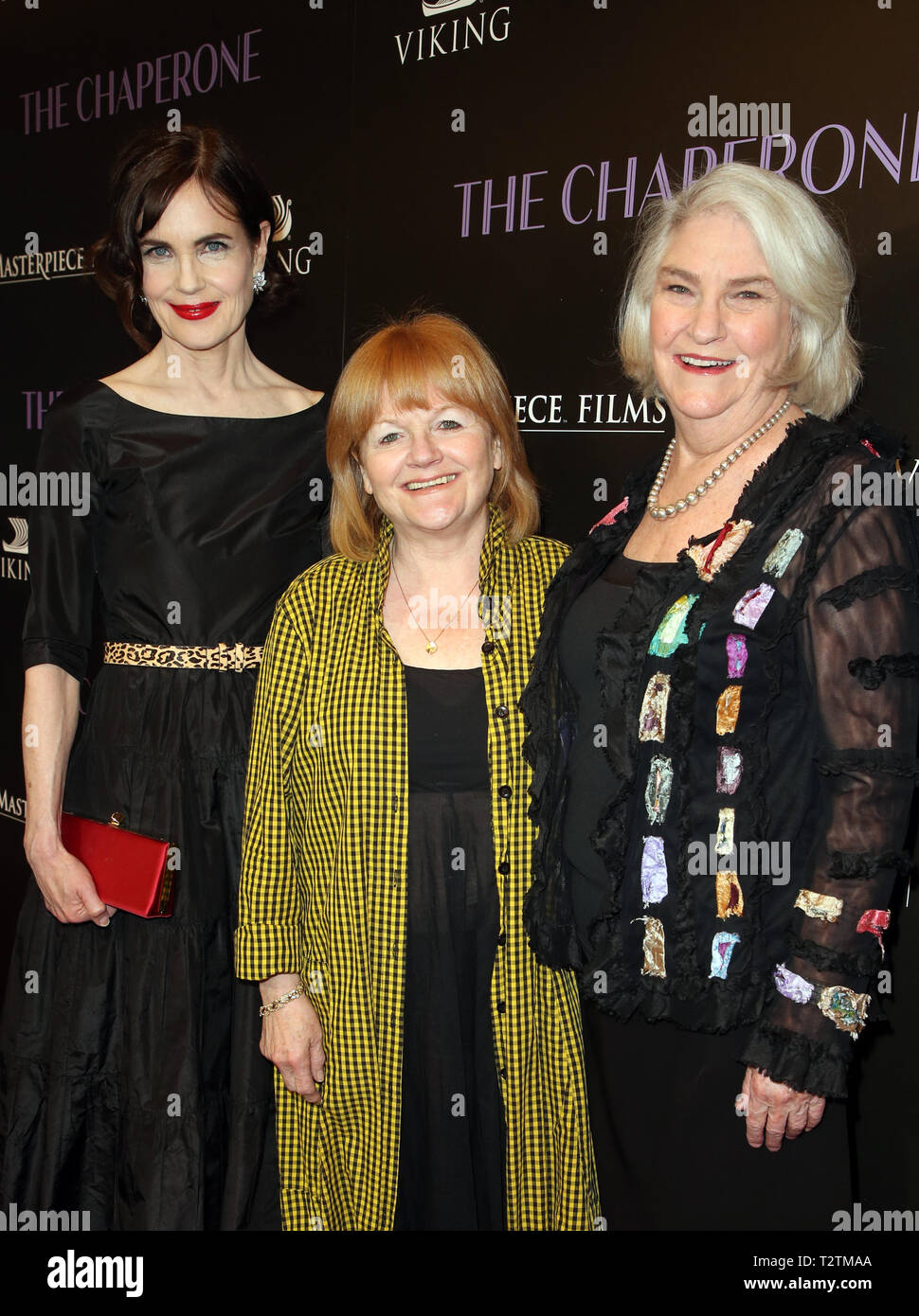 Los Angeles, Ca, USA. 3rd Apr, 2019. Elizabeth McGovern, Lesley Nicol ...