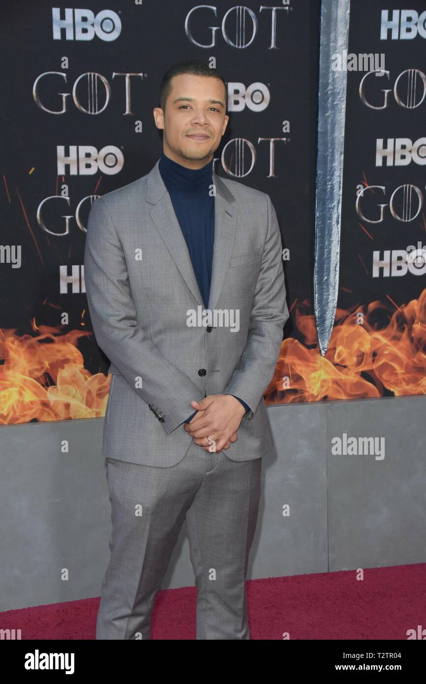 NEW YORK, NY - APRIL 3: Jacob Basil Anderson attends the premire for ...