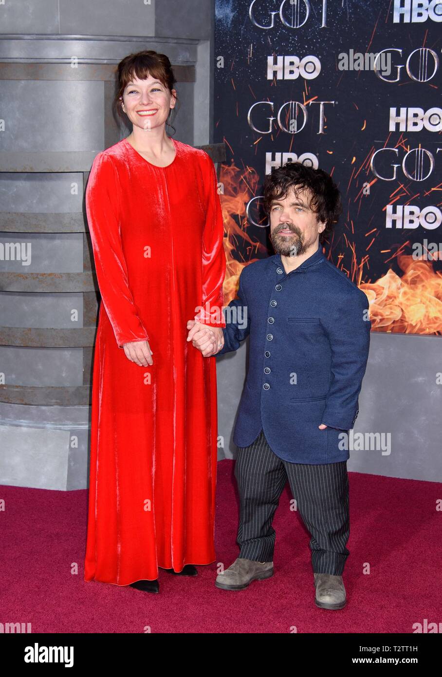 Erica Schmidt, Peter Dinklage at arrivals for GAME OF THRONES Finale ...