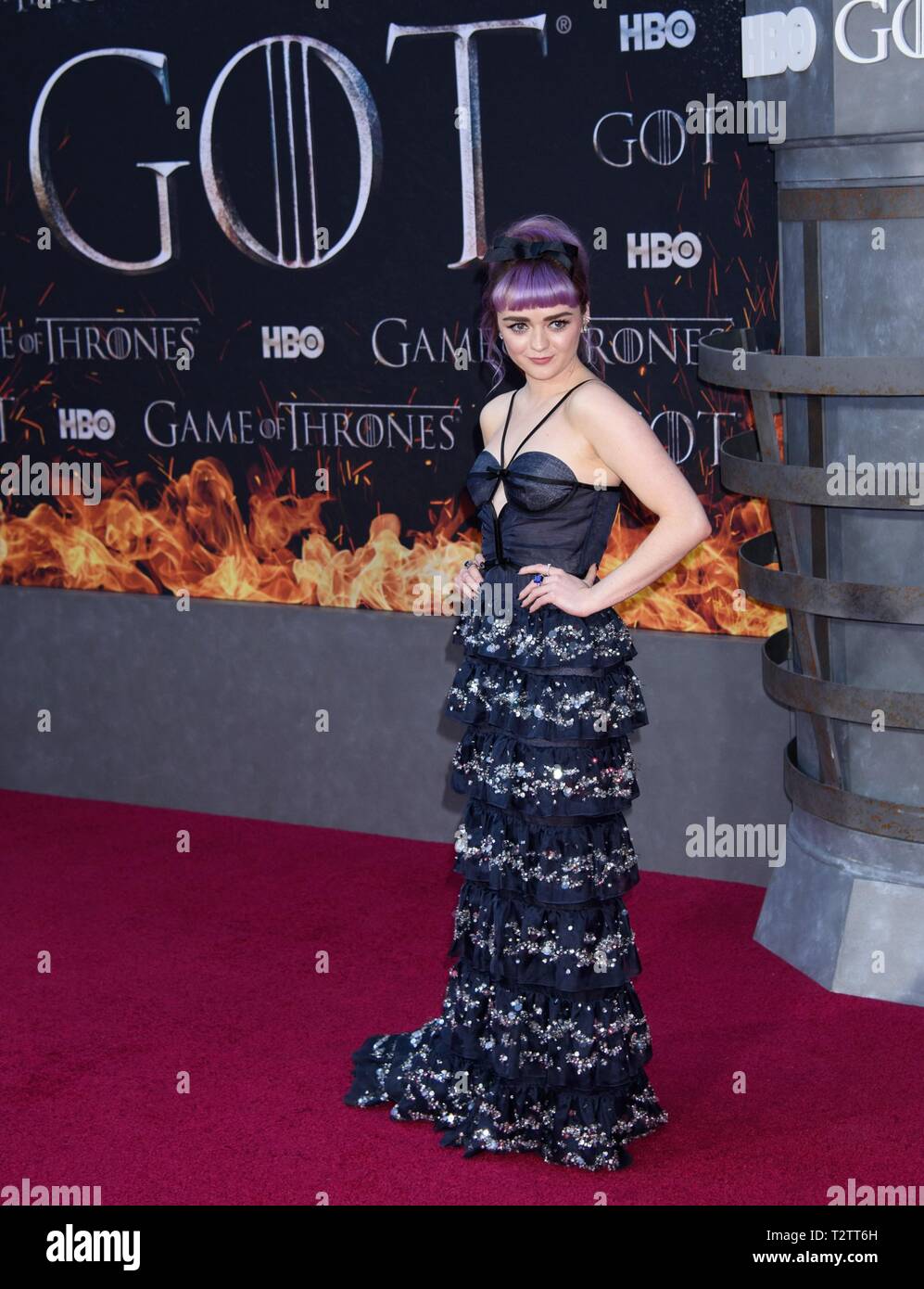 Maisie Williams at arrivals for GAME OF THRONES Finale Season Premiere ...