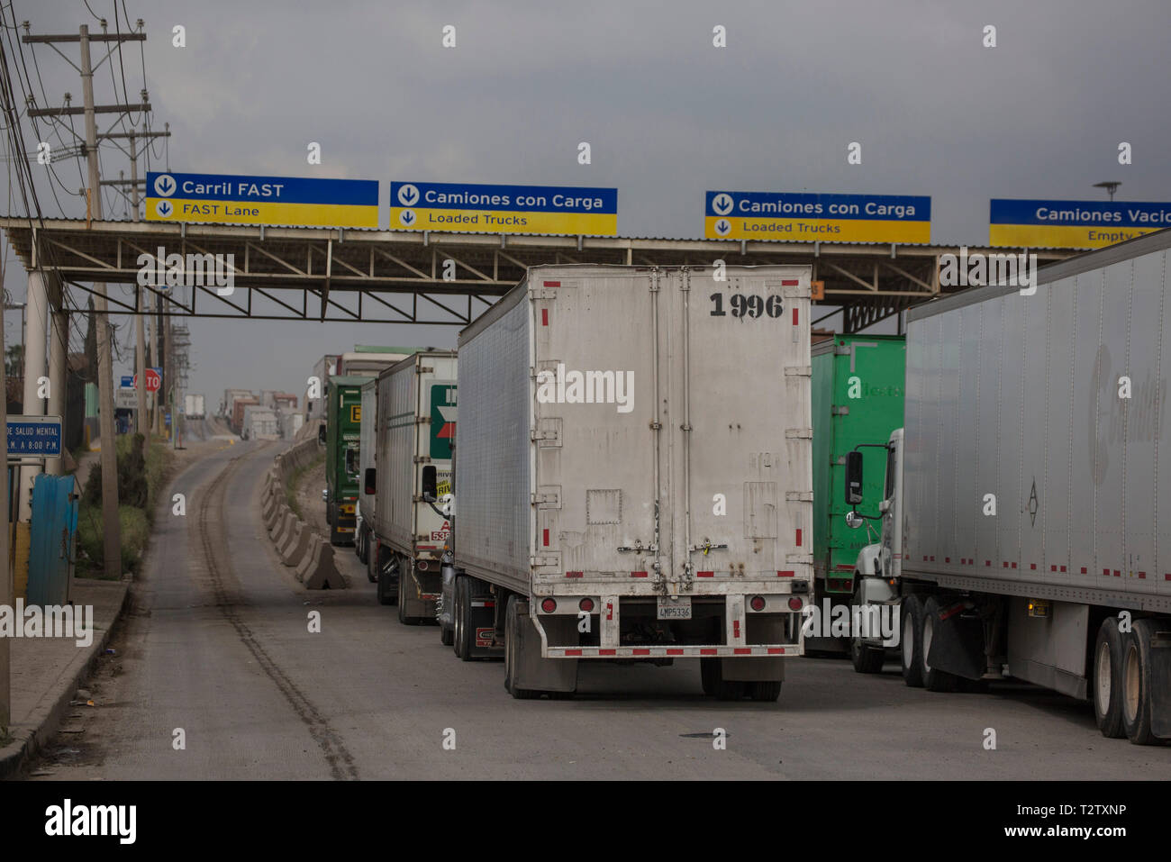 Mexican Truck Border Crossing