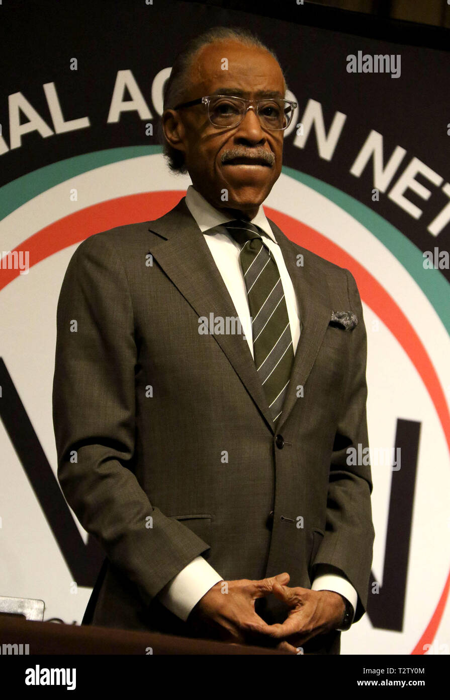 New York City, New York, USA. 4th Apr, 2019. REV. AL SHARPTON attends ...