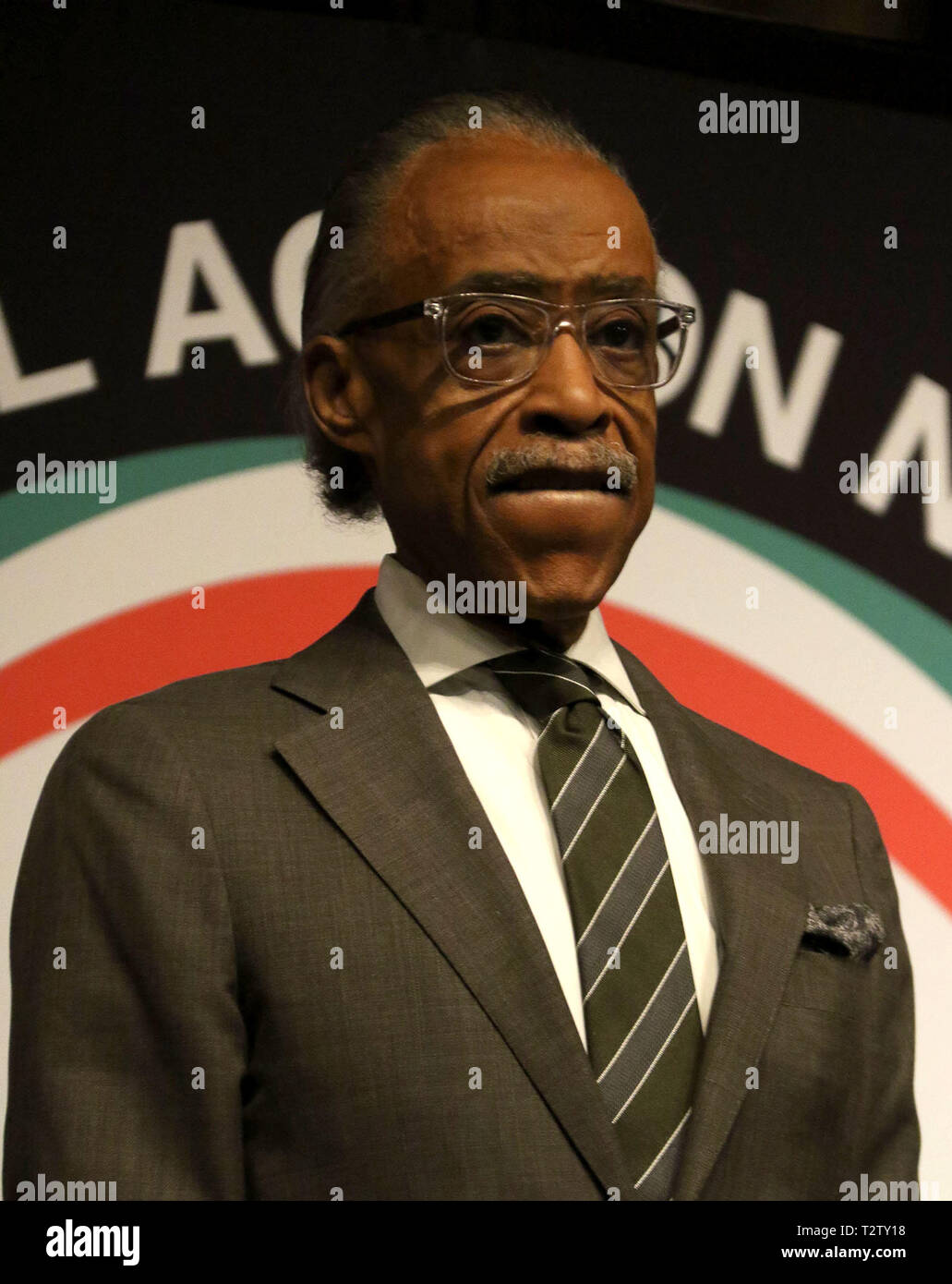 New York City, New York, USA. 4th Apr, 2019. REV. AL SHARPTON attends ...