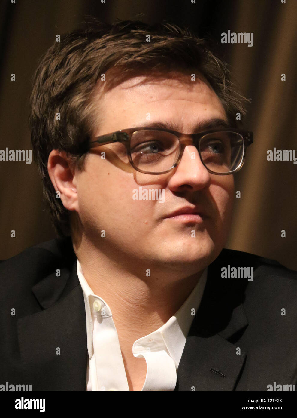 New York City, New York, USA. 4th Apr, 2019. MSNBC news personality ...