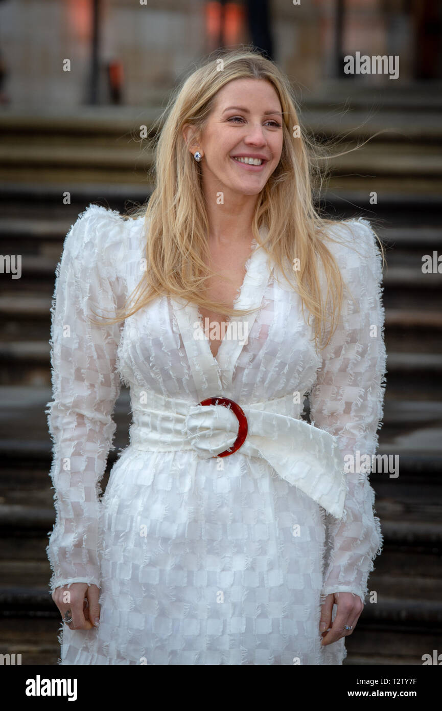 London, United Kingdom. 4 April 2019. Elle Goulding attends the global ...