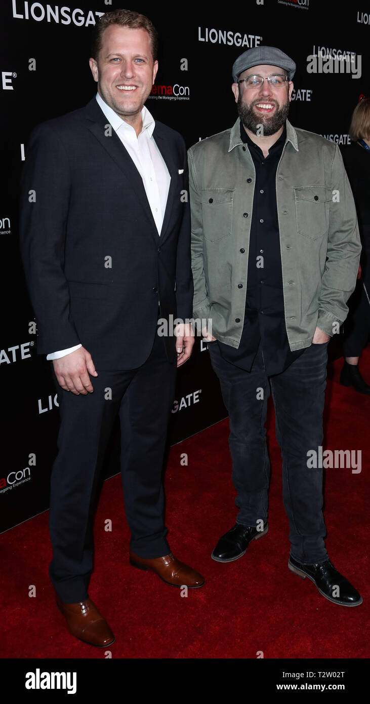 Las Vegas, United States. 04th Apr, 2019. Jon Erwin and Andrew Erwin of ...
