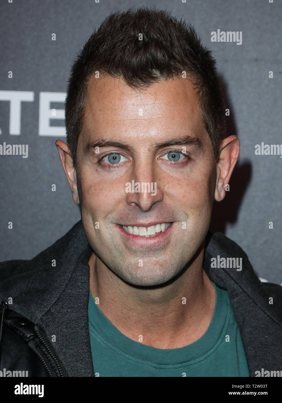 Las Vegas, United States. 04th Apr, 2019. Singer Jeremy Camp arrives at ...