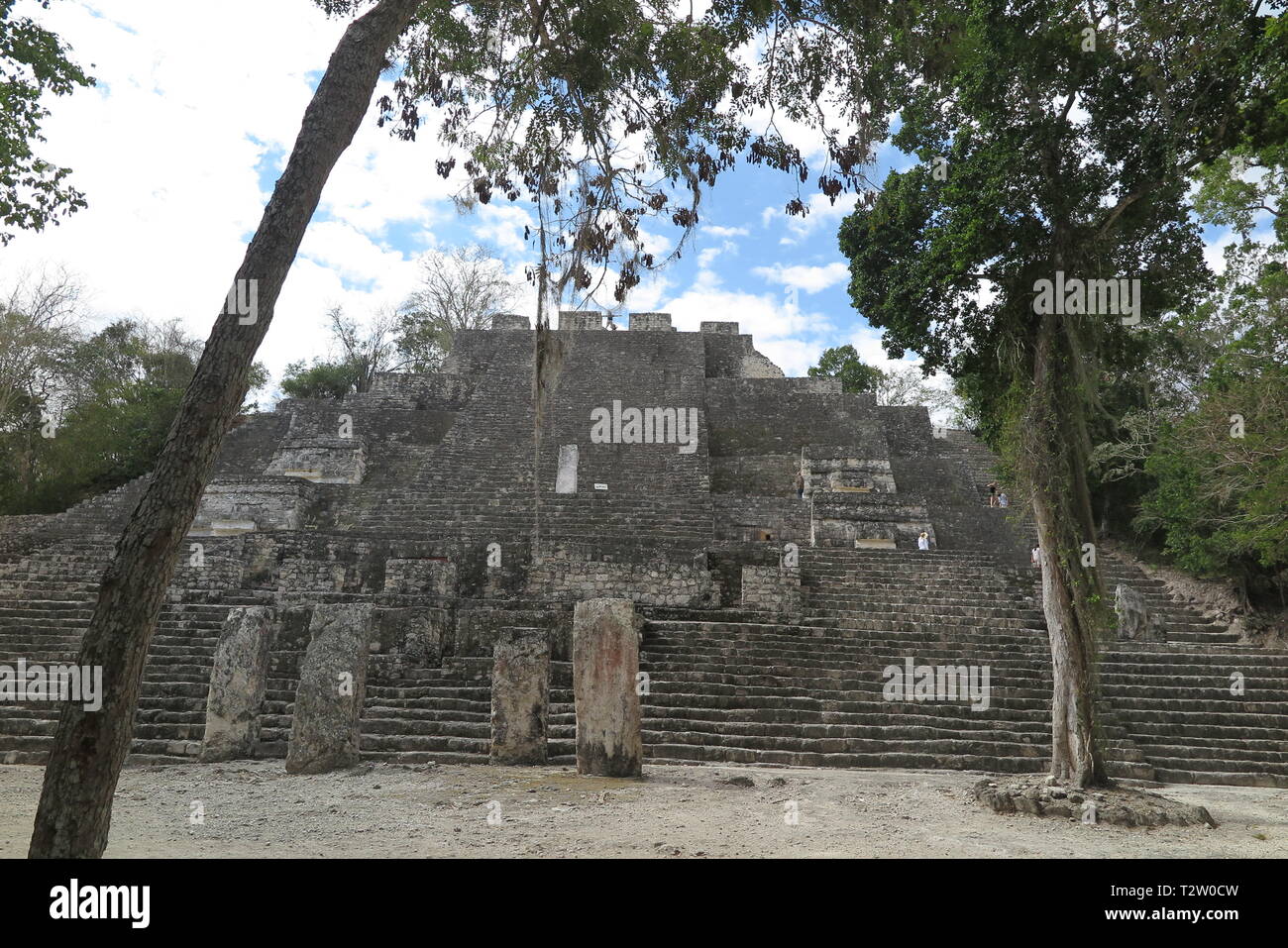 Calakmul, Mexico. 22nd Mar, 2019. The so-called Structure II in the ...